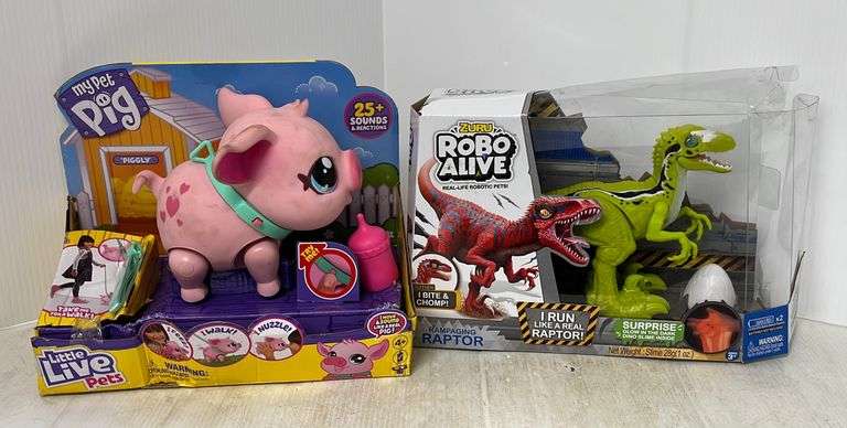 MyPet Pig, Little Live Pets, with over 25 sounds and reactions, moves ...