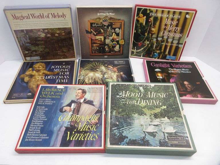 (8) Album box sets, includes: RCA Getting In The Set; Set of (4) Reader ...