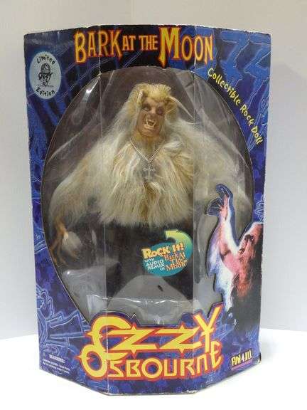 Vintage 1999 limited edition Ozzy Osbourne "Bark at the Moon" large ...