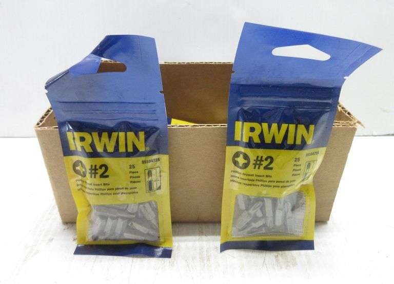 (125) Irwin No. 2 Phillips insert bits, No. 35104725 - Albrecht Auction ...