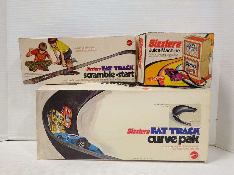 Hot Wheels sizzlers accessories crr. 1969 includes: Fat track curve ...