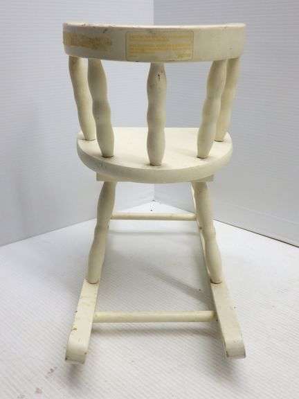 Cabbage Patch rocking horse/chair doll furniture, vintage 1986, 14"H ...