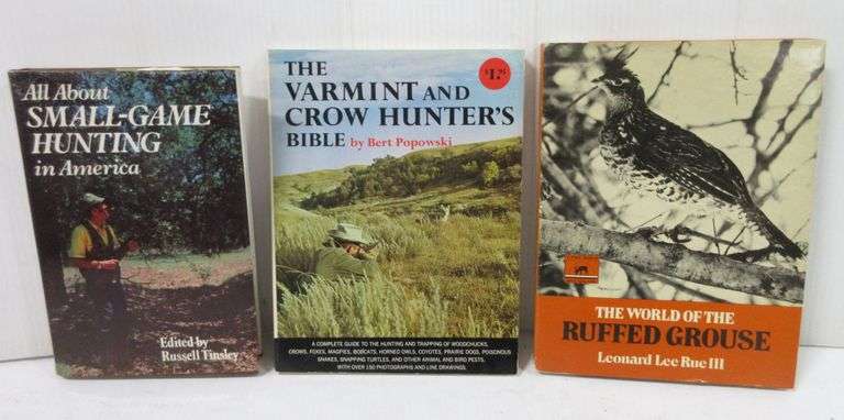 (3) Small game hunting books, include: - All about small game hunting ...