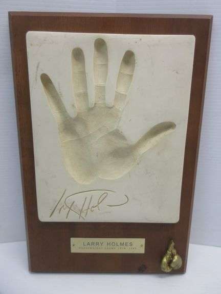 Larry Holmes silk road gift boxing series cast plaster actual ...