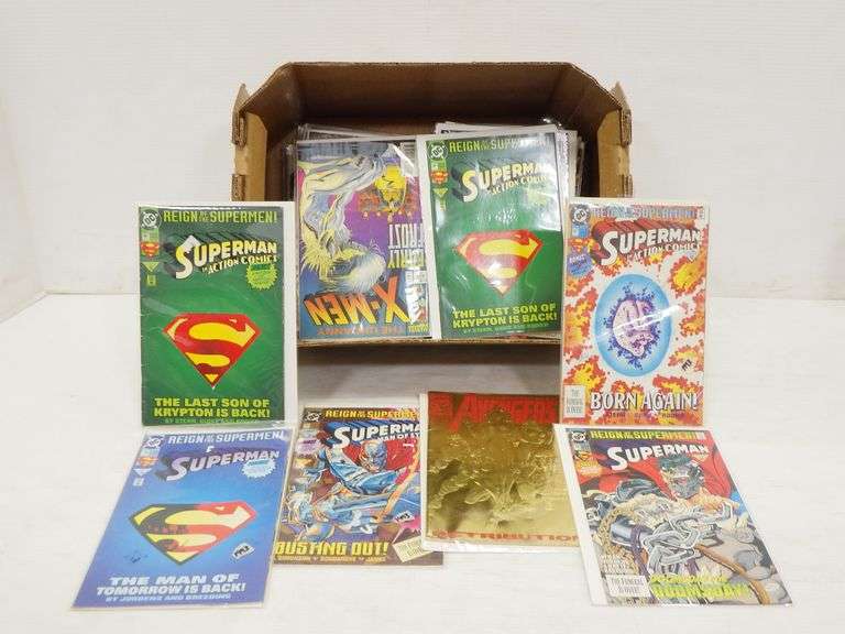 Comic books from 1993-1994, include: (30) marvel 1993 comics, (7) DC ...
