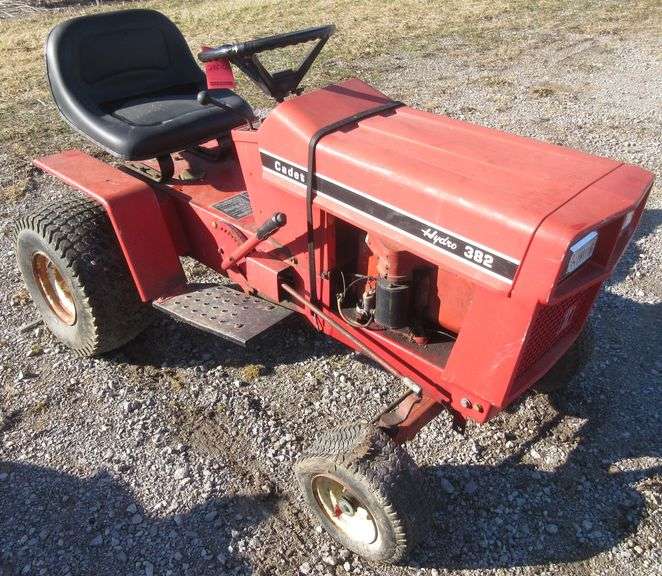 Cub Cadet lawn tractor, Model 382 hydrostatic with lights, was stored ...