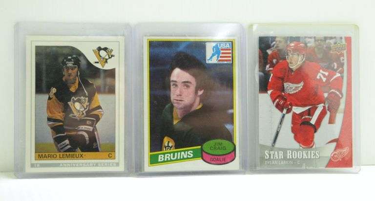 Hockey cards, contains the rookie card of 1980 USA Miracle on Ice ...