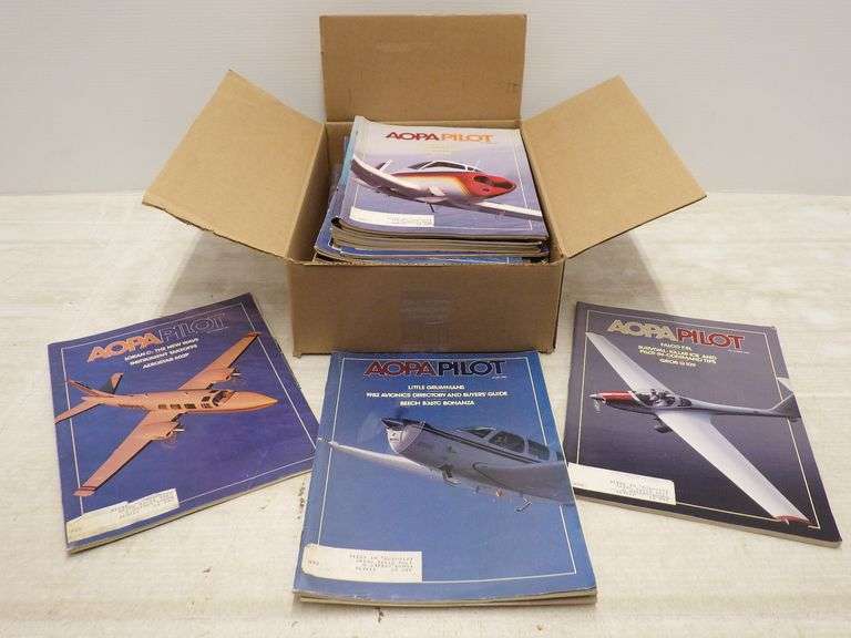 (24) Issues of AOP Pilot Magazines, about the aviation industry, in ...