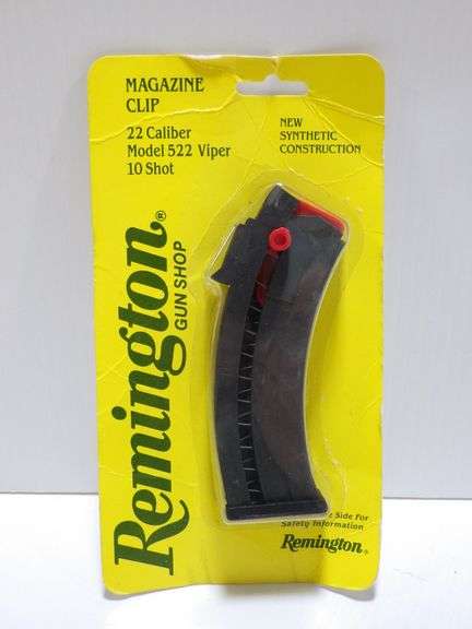 Remington Gun Magazine Clip, 22-Caliber, Model 522 Viper, 10-Shot, NIP ...
