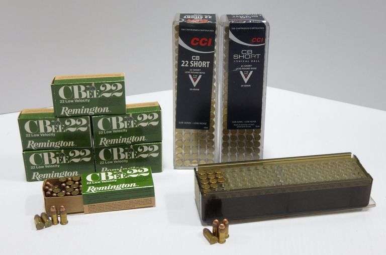 (516) Rounds of Remington and CCI CB Short, very quiet ammunition ...