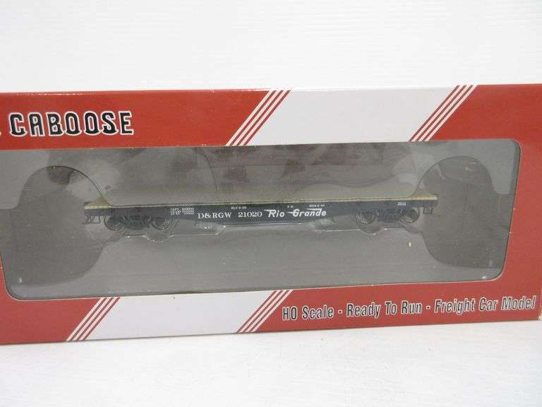 (7) HO Train cars, include: (4) Mantua Classics, Red Caboose Rio-Grande ...