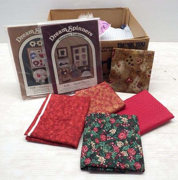 Older quilted clothing patterns, doll patterns, fat quarters, and other ...