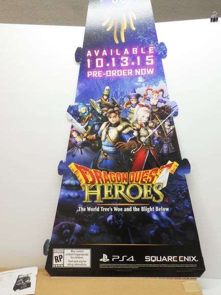 Assorted video game standees/displays, include: Final Fantasy Type O ...