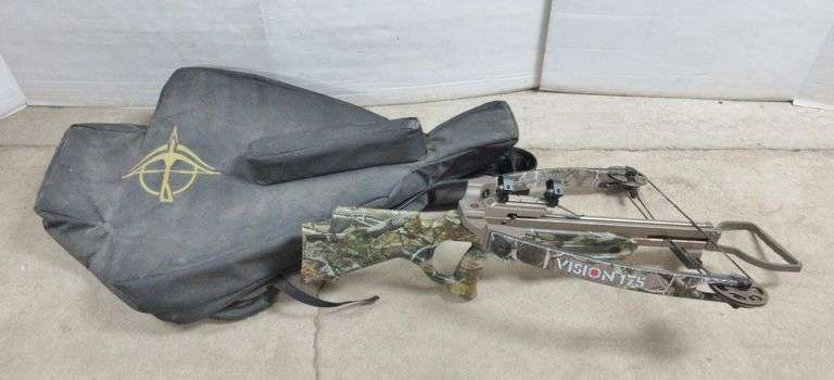 Horton vision 175, reverse draw, quiver with (3) New arrows, soft case ...