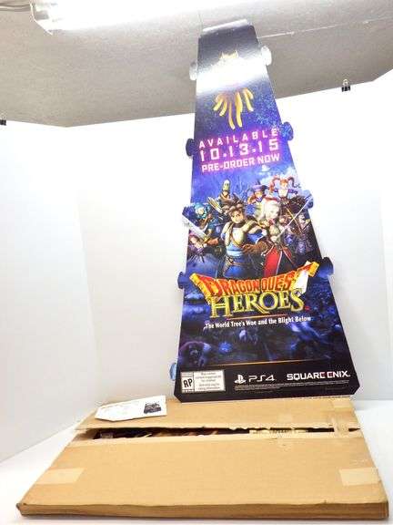 Assorted video game standees/displays, include: Final Fantasy Type O ...