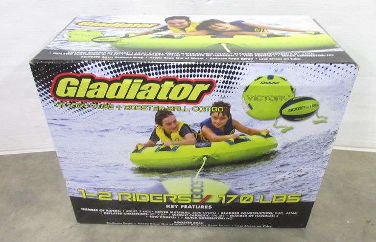 Gladiator victory tube and baster ball combo, new - Albrecht Auction ...