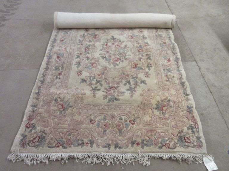Royal Palace handmade rug, 100% wool, 5' x 8', antique ivory - Albrecht ...