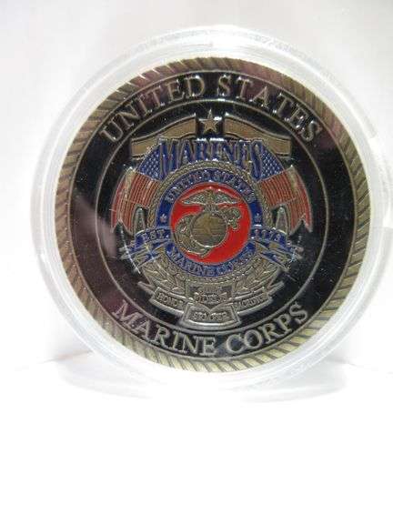 US Marines Corps. "Release the Dogs of War" challenge coins, in new ...