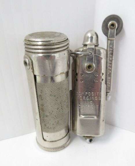 Match container and lighter, Composite Forgings Inc. Detroit, made in ...