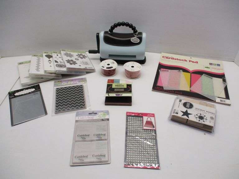 (6) Stampin' up stamp sets, Stampin Up ribbon, 12 x 12 Textured ...