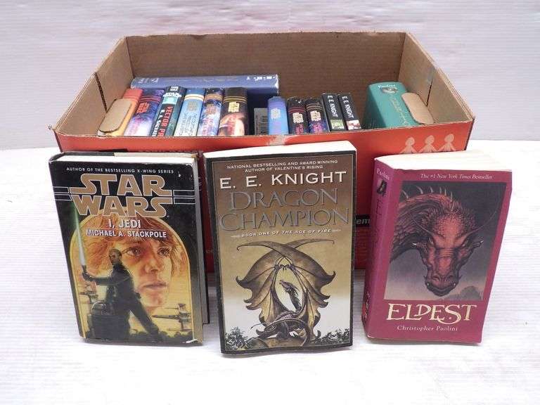 Hardcover Star Wars collectors books with Paolin; 3-Piece Dragon book ...