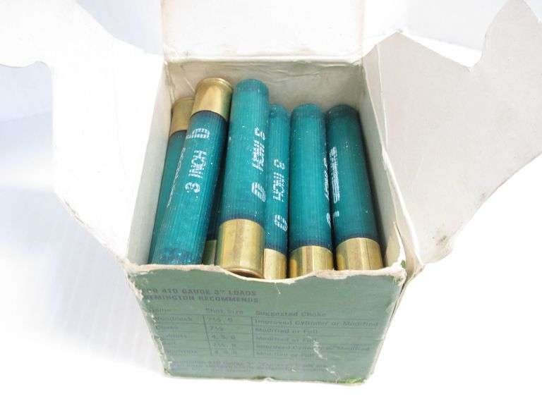 (25) Rounds of Ammo 410 Remington Express, 3", No. 6 shot, 3" x 2 3/4 ...
