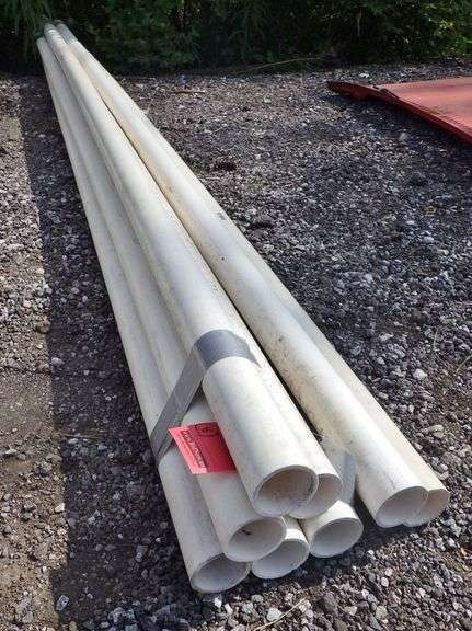 (8) PVC 2" x 10'L schedule 40 - Albrecht Auction Service