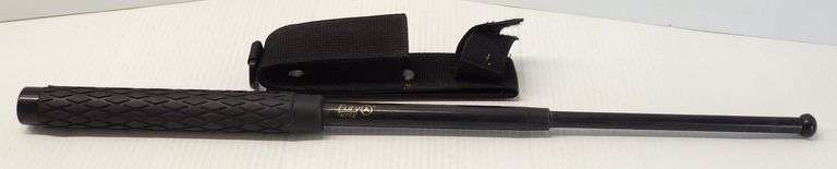 Fury tactical collapsible baton with nylon sheath, expands from 8" to ...