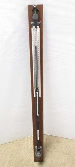 Princo mercury stick barometer, keep upright mercury, 42 1/4"L ...