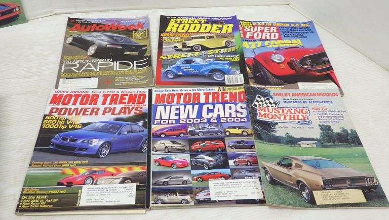 (33) Vintage 1980's Car Magazines, includes: 16- Mustang, 5- Motor ...