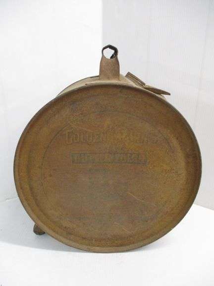 5-Gallon Rocker Oil Can Golden Churn Vegetable Oil, rusty - Albrecht ...
