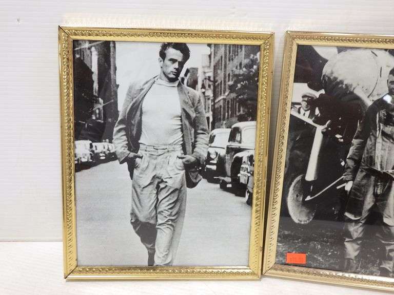 (4) Older photos, includes: 1- Charles Lindbergh, 1- James Dean, 1- Fre ...