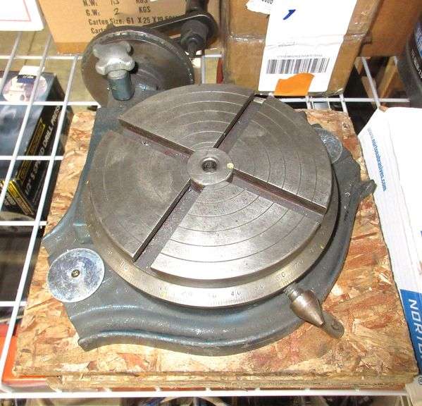 8" Machinist rotary table for the milling machine - Albrecht Auction ...