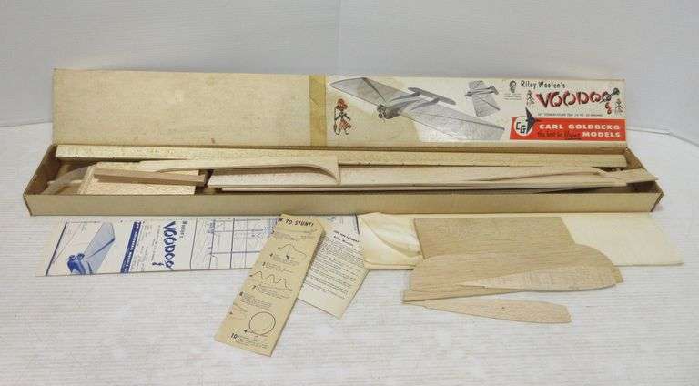 1970 Riley Wootens 36" Combat stunt model Balsa wood airplane complete ...