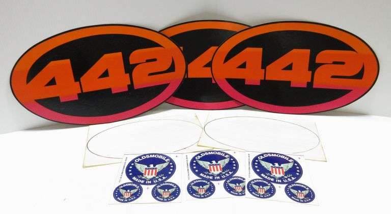 (5) Decals/sticker dealership window displays, and (3) sets of ...