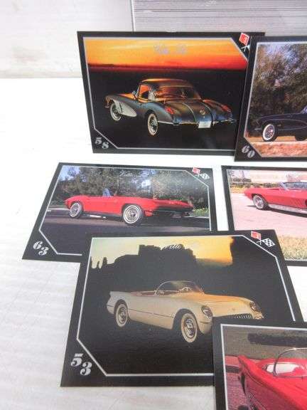 (5) Sets of Corvette cards from 1991 - Albrecht Auction Service