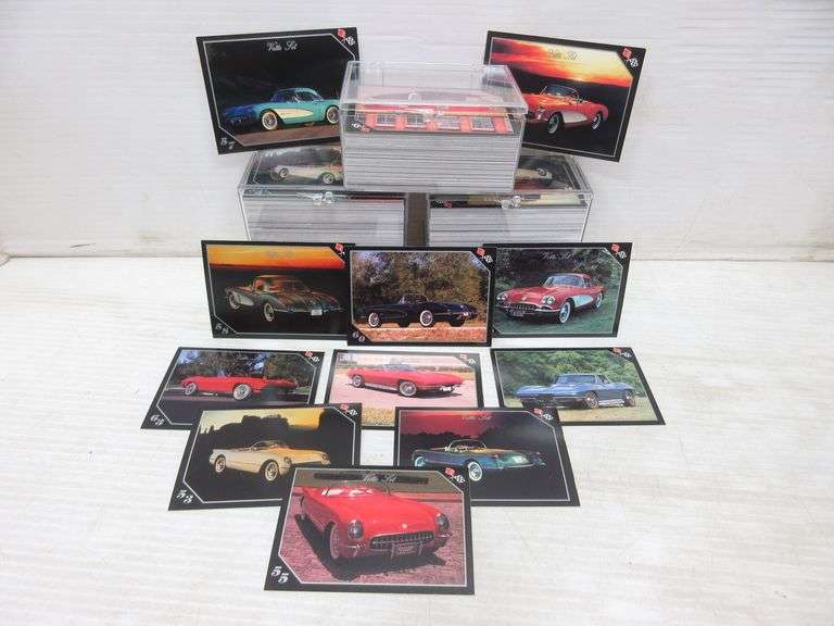 (5) Sets of Corvette cards from 1991 - Albrecht Auction Service
