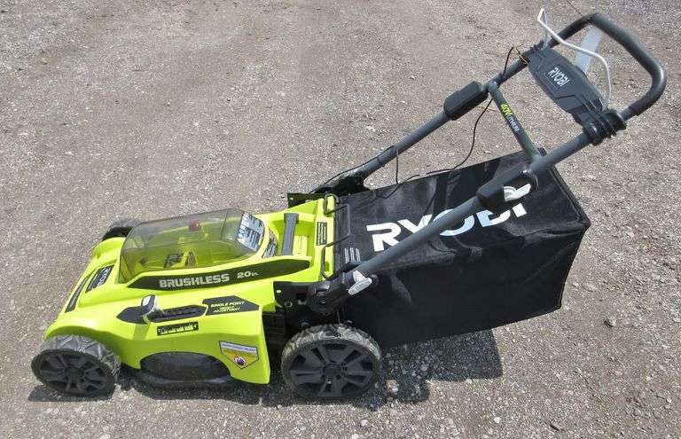 RYOBI 40V 20" Push mower, as is, wiring issues in handle, handle locks ...