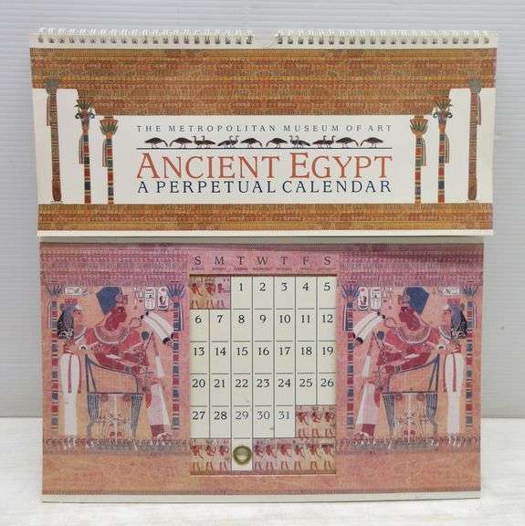 Metropolitan Museum of Art perpetual calendar of Ancient Egypt, 15"W x ...