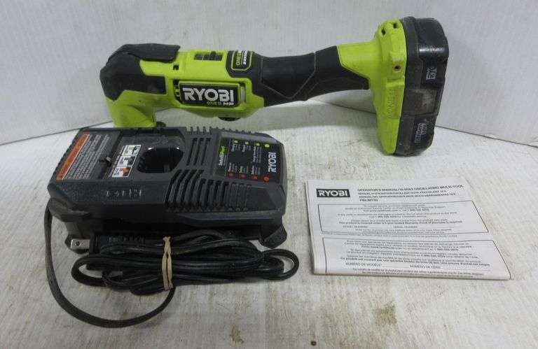 RYOBI Multi-tool, 18V, brushless motor, battery and charger included ...