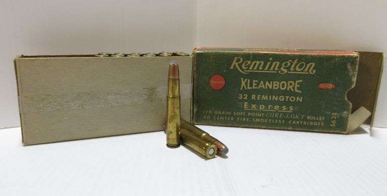 (15) Older rounds of Remington .32 cal. rifle ammunition - Albrecht ...