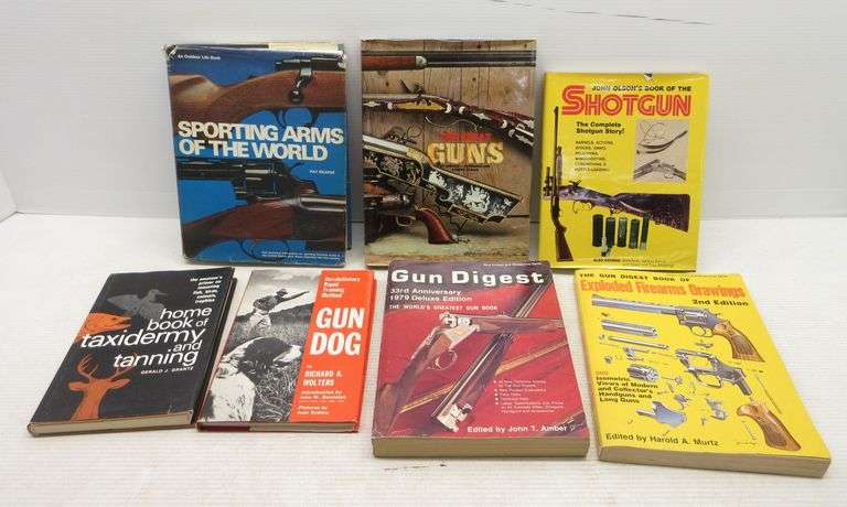 Books about guns, and more, includes: "Shooting Arms of the World ...