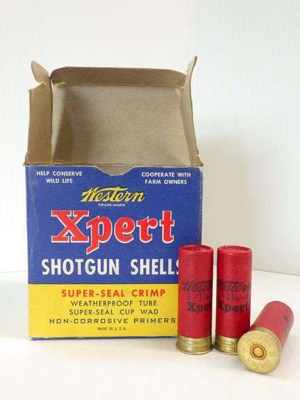 (19) Rounds of 12g Xpert Brand Vintage Shotgun Shells No. 4 Shot ...