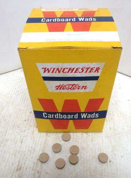 Winchester/Western cardboard wads, 1,00 20-gauge nitro-D-200, full box ...