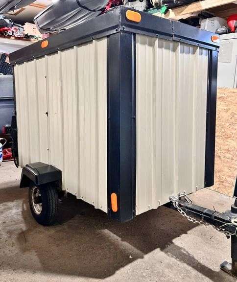 2020 Enclosed Trailer, 3 1/2' x 6' with a 4'H Interior, Two Tie-Downs ...
