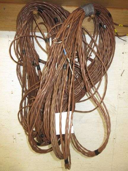 (4) 120' Encased 16-Gauge wire, installed for church organ but removed ...