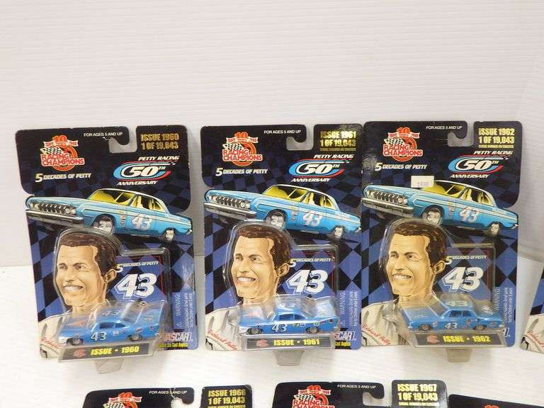 (9) Racing Champions petty racing 50th anniversary five decades of ...