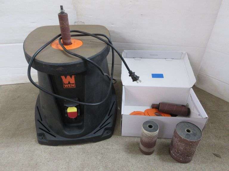 WEN oscillating spindle sander, Model No. 6510T, six different sized ...