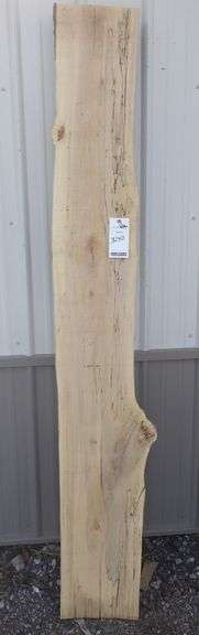 Spalding maple live edge, rough sawn 11" to 14"W x 2 1/2"Thick x 83"L ...