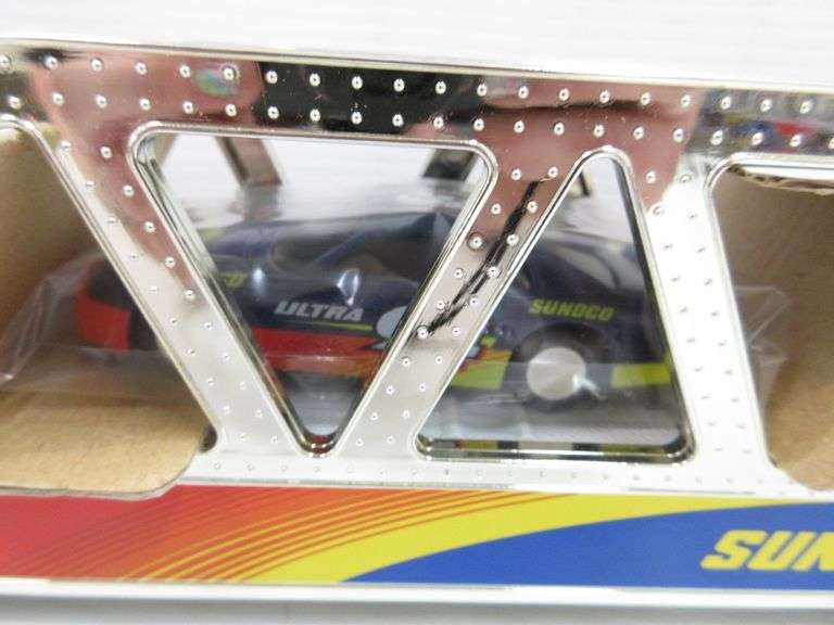 1999 and 2000 Sunoco collector toy semi truck and trailer with race ...